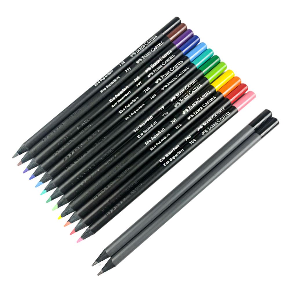 Lápices Supersoft Faber Castell 12 Colores Tonos Piel – Kreateca